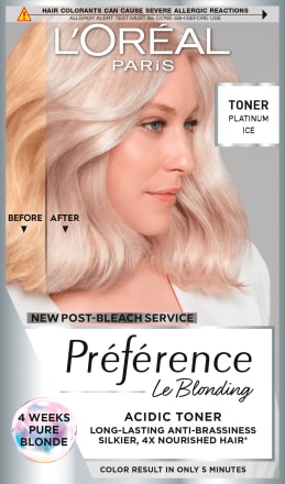 L'ORÉAL PARiS PRÉFÉRENCE Acidni toner za kosu – 01 Platinum Ice, 1 kom ...