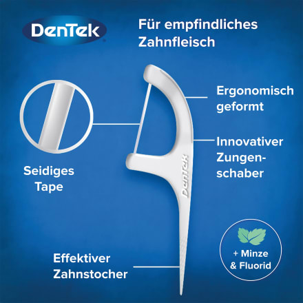 DenTek Zahnseidesticks sensitiv, 40 St dauerhaft günstig online kaufen ...
