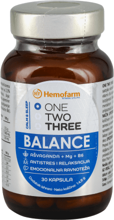 Hemofarm ONE TWO THREE BALANCE, kapsule, 30 kom | dm.rs
