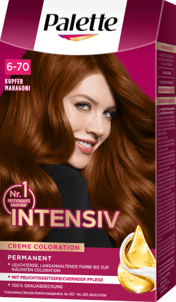 Palette Intensive Color Creme Haarfarbe 6-70 Kupfer Mahagoni, 1 St ...