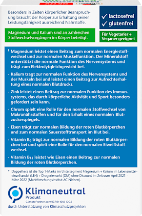 Doppelherz Magnesium 400 + Kalium 30 St., 60 g dauerhaft günstig online ...