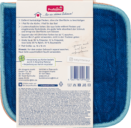 Profissimo Reinigungspads, 2 St dauerhaft günstig online kaufen | dm.de