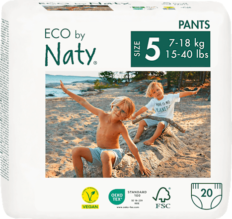 ECO by Naty Baby Pants ECO Gr. 5 (12-18 kg), 20 St dauerhaft günstig online kaufen | dm.de