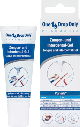 One Drop Only Zungen- und Interdental Gel, fluoridfrei, 25 ml dauerhaft ...