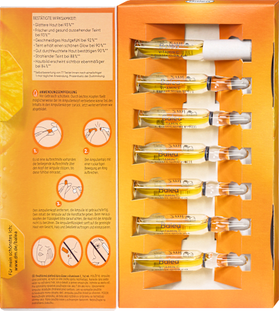 Balea Ampullen Glow Kur 2-Phasen Vitamen C, 14 ml dauerhaft günstig ...