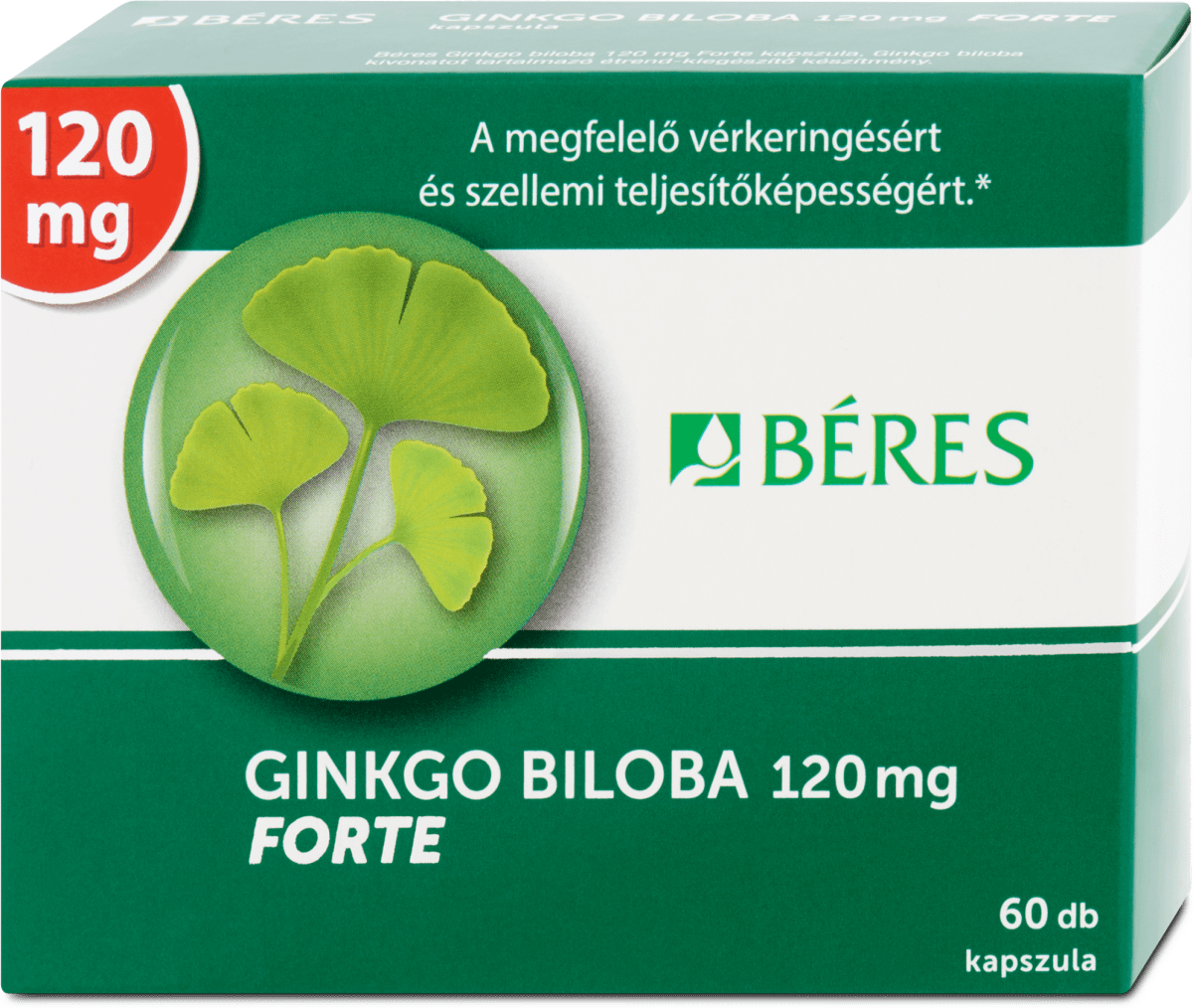 Béres Ginkgo Biloba forte kapszula, 60 db | dm.hu