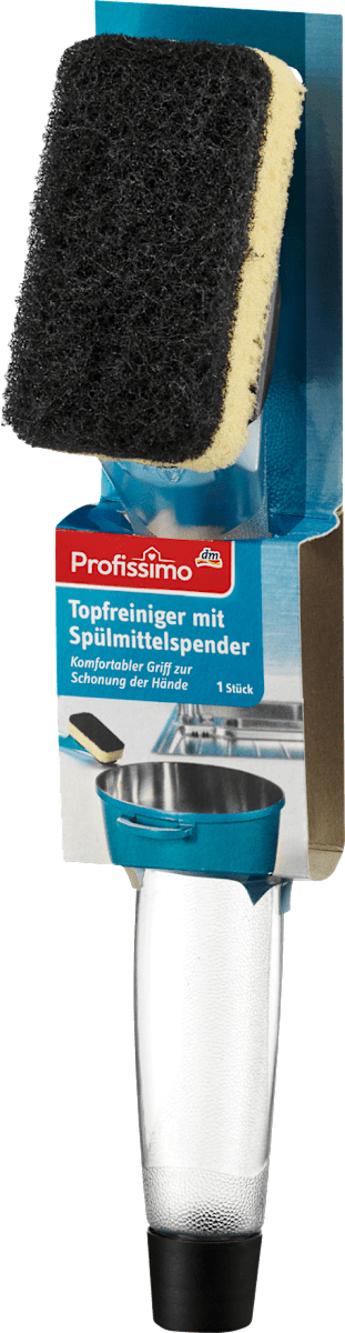 Profissimo Topfreiniger mit Spülmittelspender, 1 St dauerhaft günstig ...