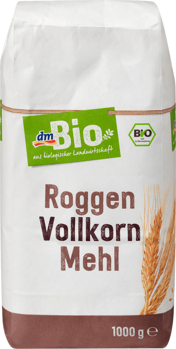 dmBio Mehl, Roggen, Vollkorn, 1000 g dauerhaft günstig online kaufen ...