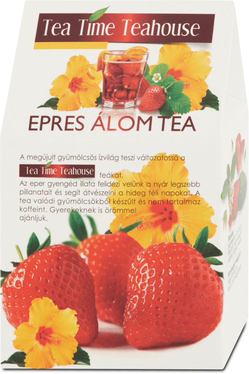 Tea Time Teaház Tea epres álom, 100 g | dm.hu