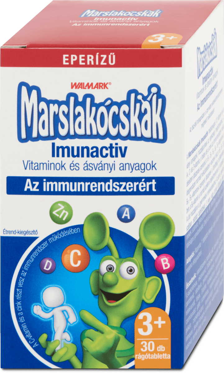 Walmark Multivitamin, Marslakócskák eper ízű, 30 db | dm.hu