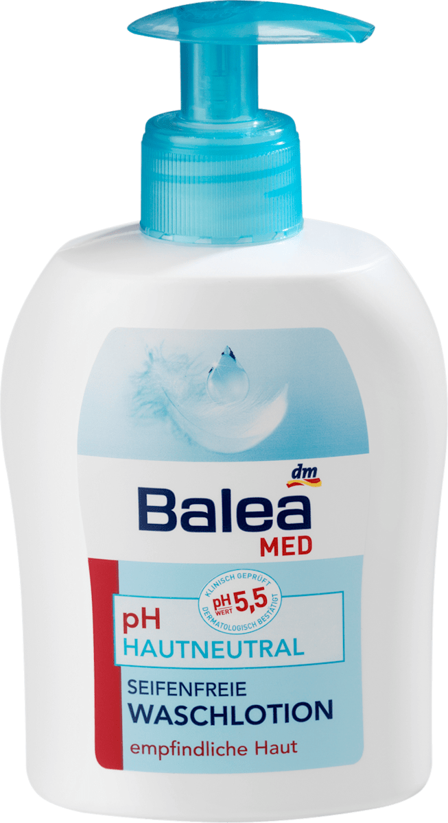 Balea MED Waschlotion pH 5,5 Hautneutral seifenfrei, 300 ml dauerhaft ...