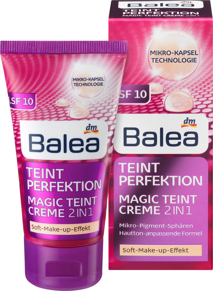 Balea Getönte Tagescreme Teint Perfektion Magic Teint Creme, 50 ml ...