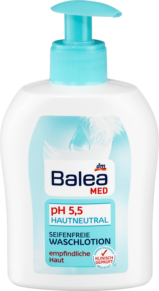 Balea MED Waschlotion pH 5,5 Hautneutral seifenfrei, 300 ml dauerhaft ...