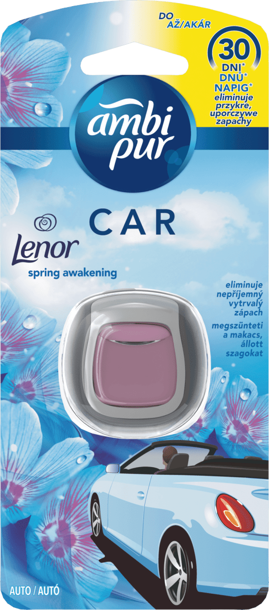 Ambi Pur Car légfrissítő készülék Lenor April Fresh With Lenor, 2 ml ...