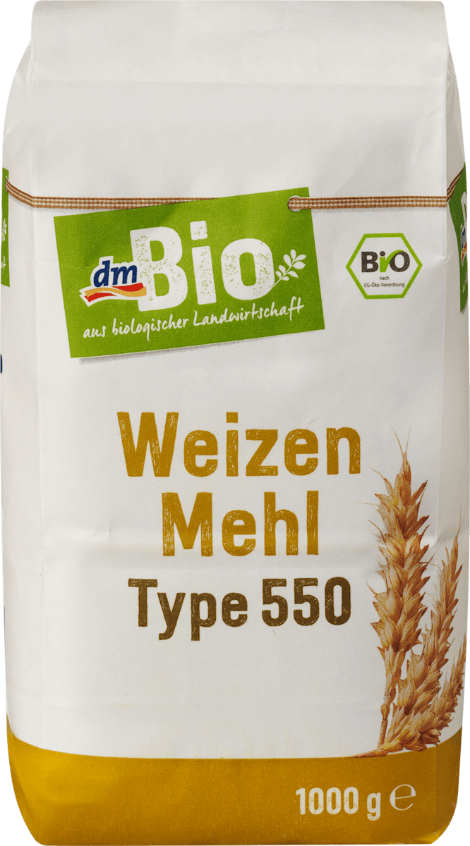 dmBio Mehl, Weizen Type 550, 1000 g dauerhaft günstig online kaufen | dm.de