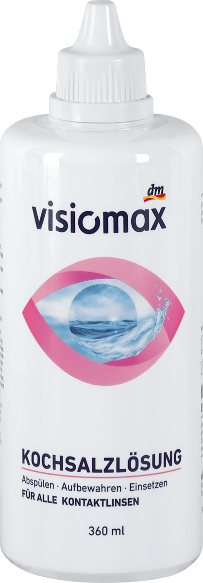 VISIOMAX fyziologický roztok pro všechny druhy kontaktních čoček, 360 ...