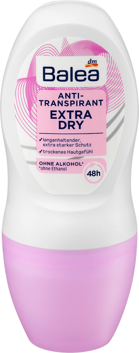 Balea Deo Roll On Antitranspirant Extra Dry, 50 ml dauerhaft günstig ...