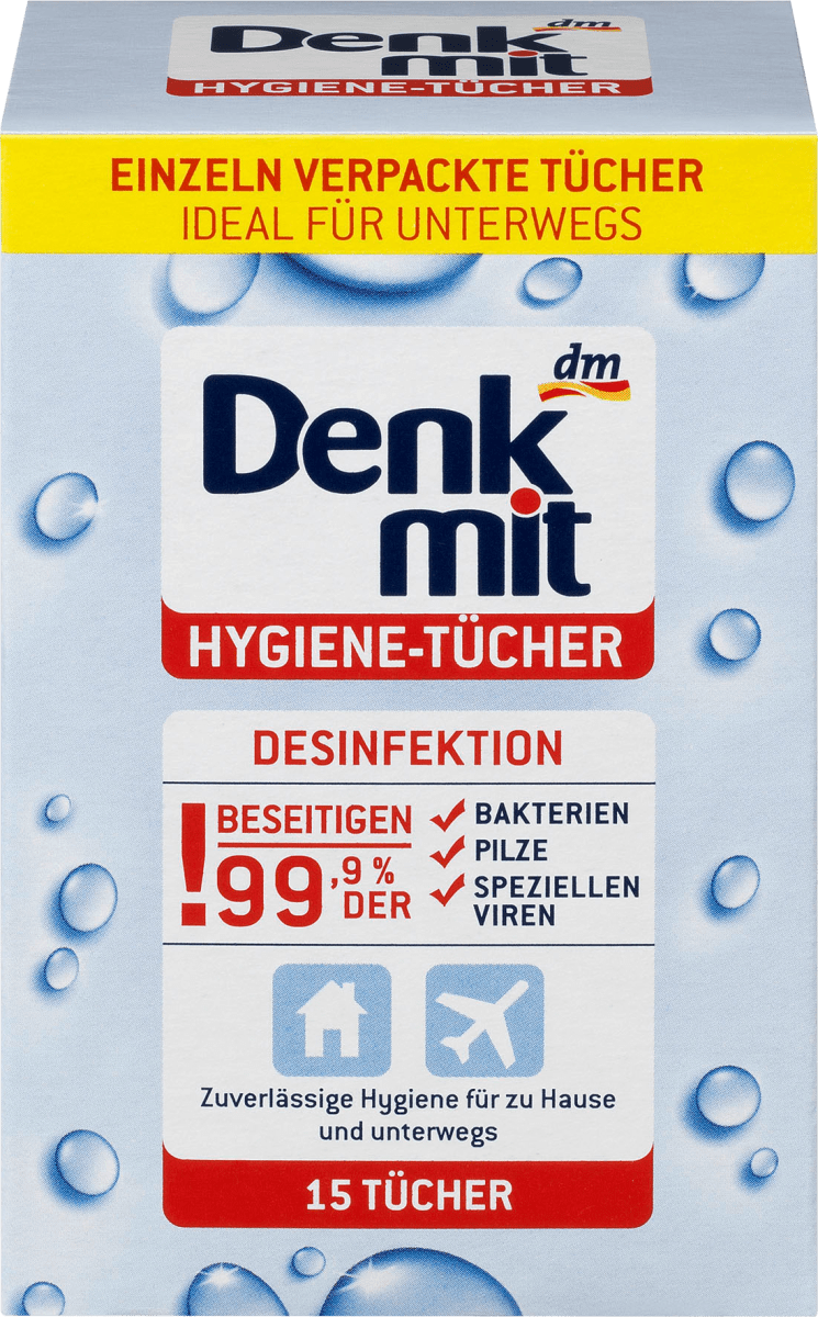 Denkmit Denkmit Hygiene-Tücher, 15 St dauerhaft günstig online kaufen ...
