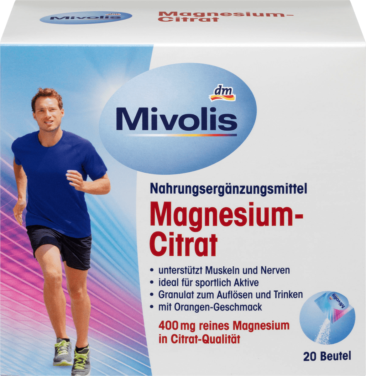 Mivolis Magnesium-Citrat, Granulat 20 Btl., 120 g dauerhaft günstig ...
