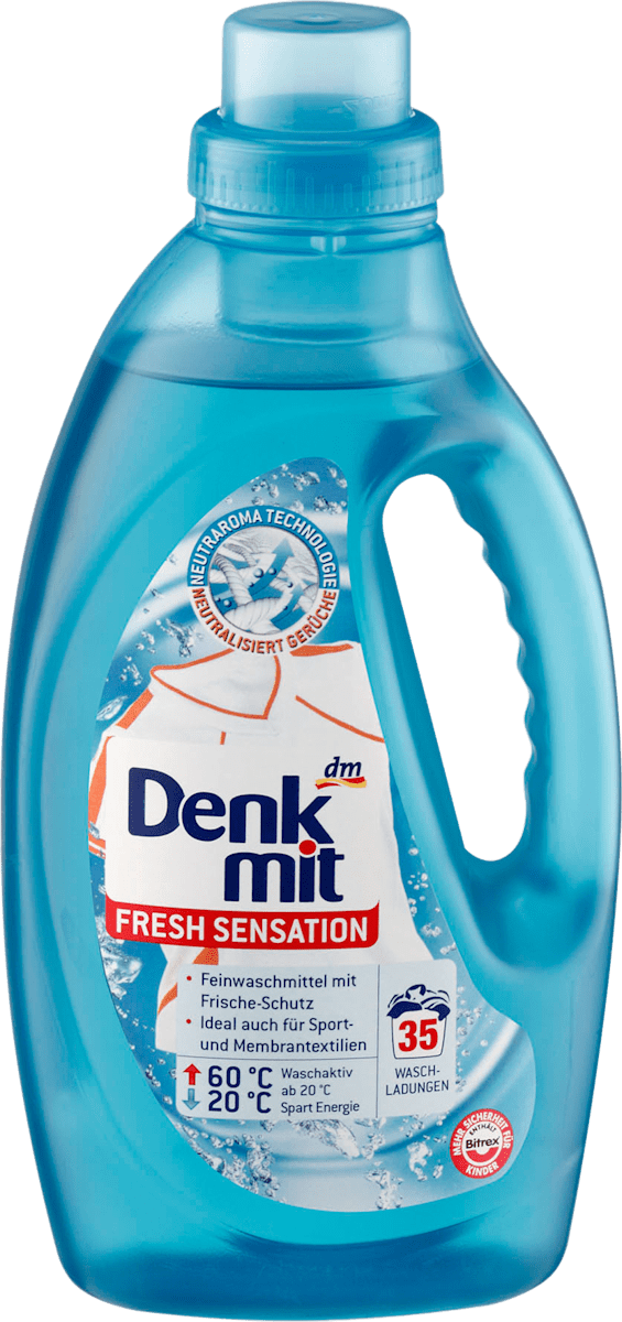 Denkmit Feinwaschmittel Fresh Sensation, 35 Wl dauerhaft günstig online ...