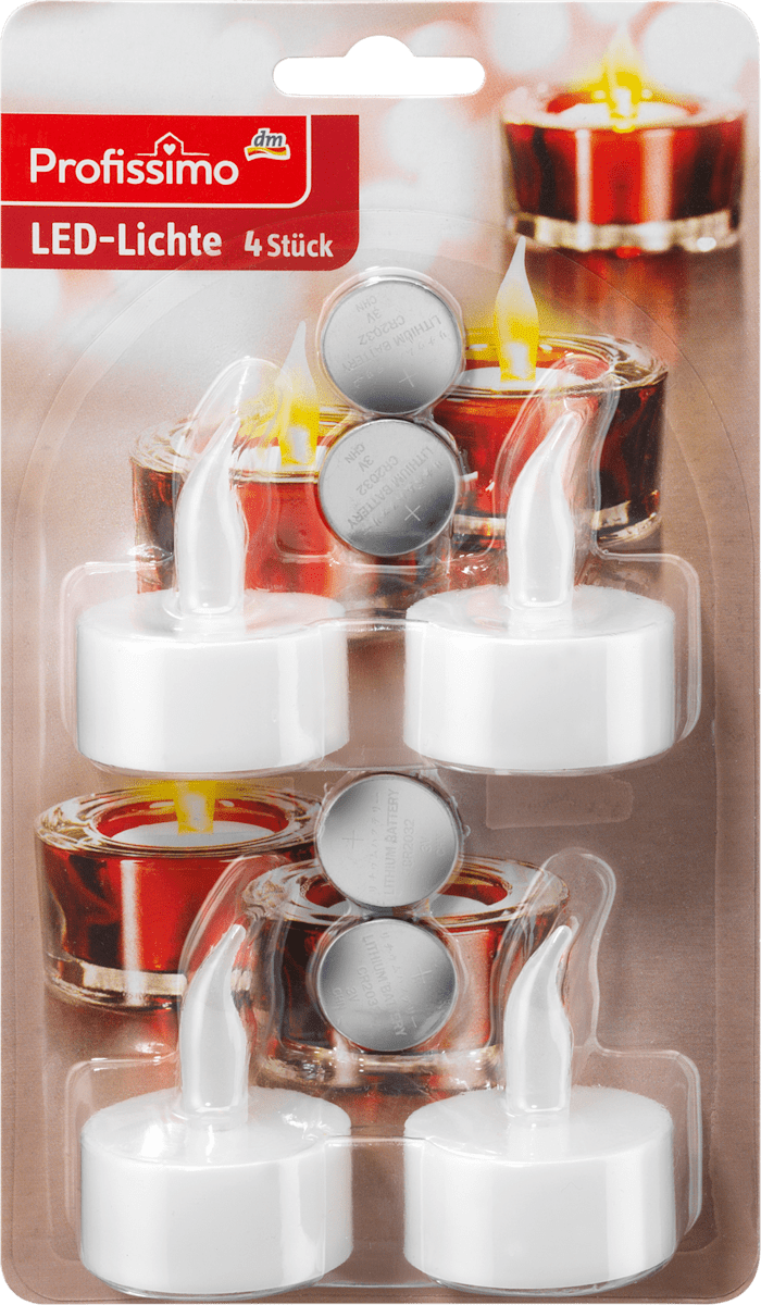 Profissimo Teelichte LED, 4 St dauerhaft günstig online kaufen | dm.de
