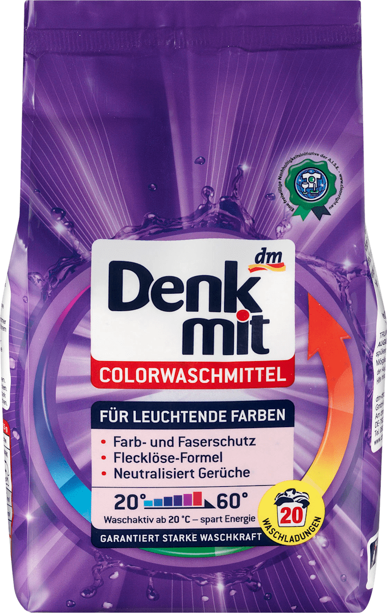 Denkmit Colorwaschmittel Pulver, 20 Wl dauerhaft günstig online kaufen ...