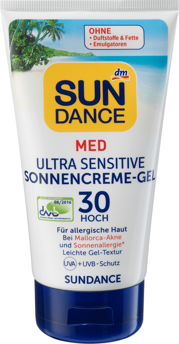 SUNDANCE Sonnencreme-Gel MED Ultra Sensitive LSF 30, 150 ml dauerhaft ...