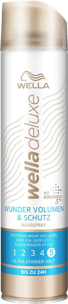 WELLA Deluxe Haarspray Wunder Volumen & Schutz ultra stark, 250 ml ...