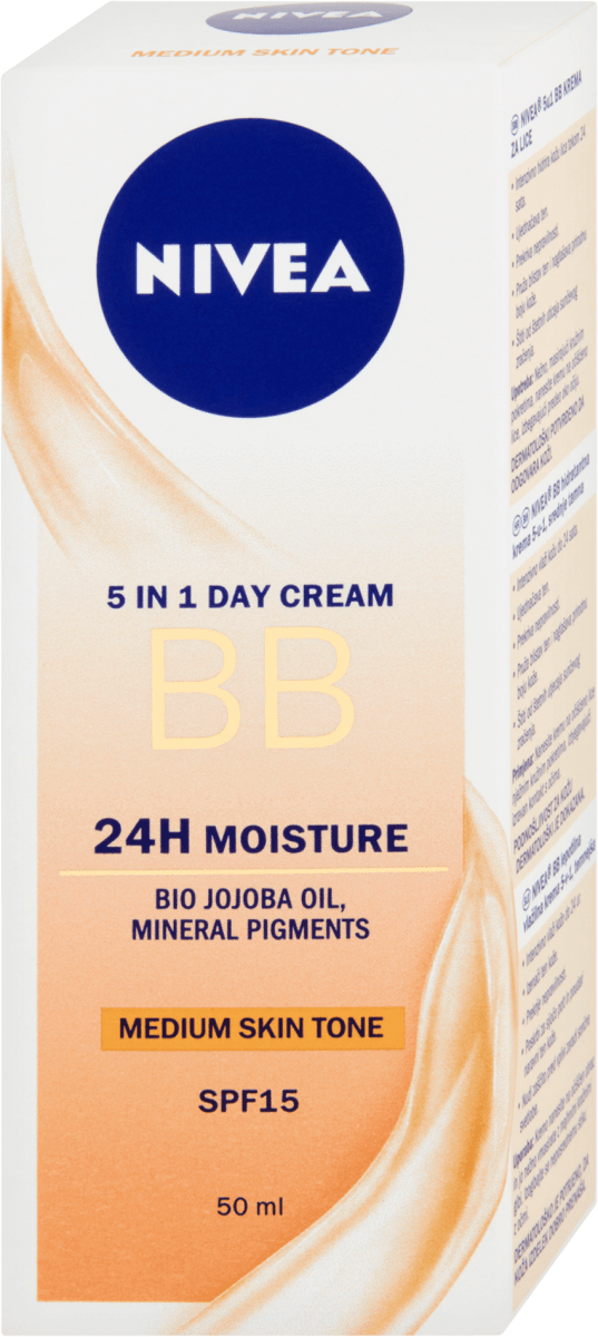 NIVEA BB 5u1 dnevna krema – za srednji ton kože, SPF 20, 50 ml | dm.hr