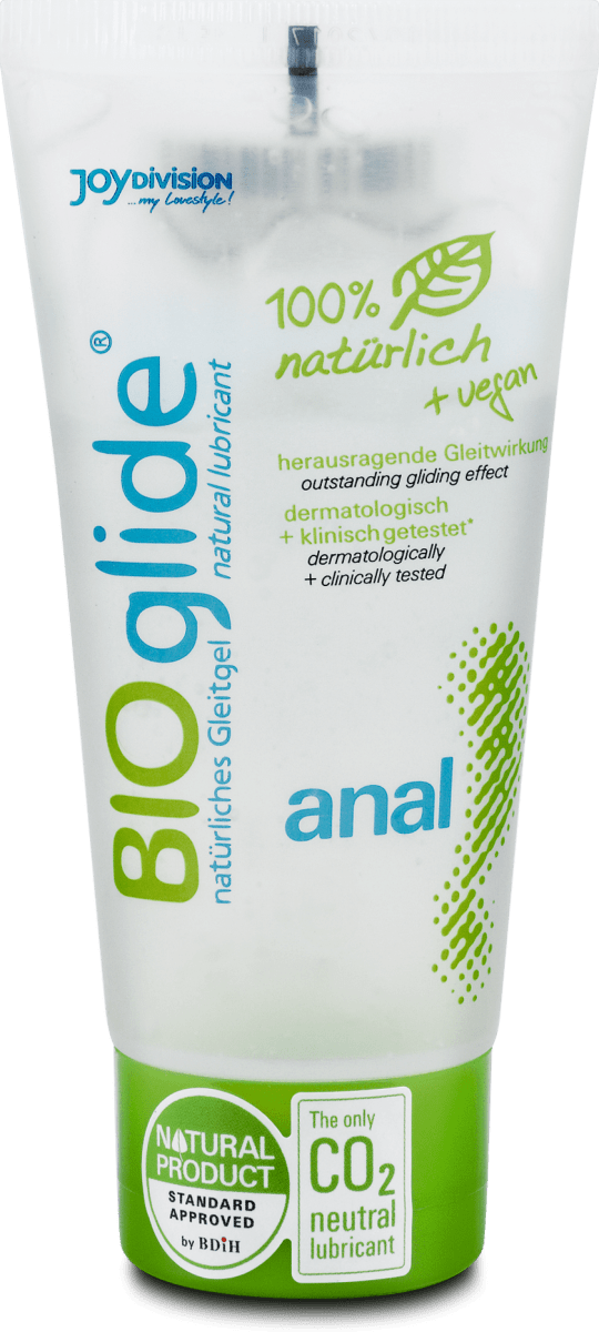 Joydivision Bioglide natürliches Gleitgel anal, 80 ml | dm.at