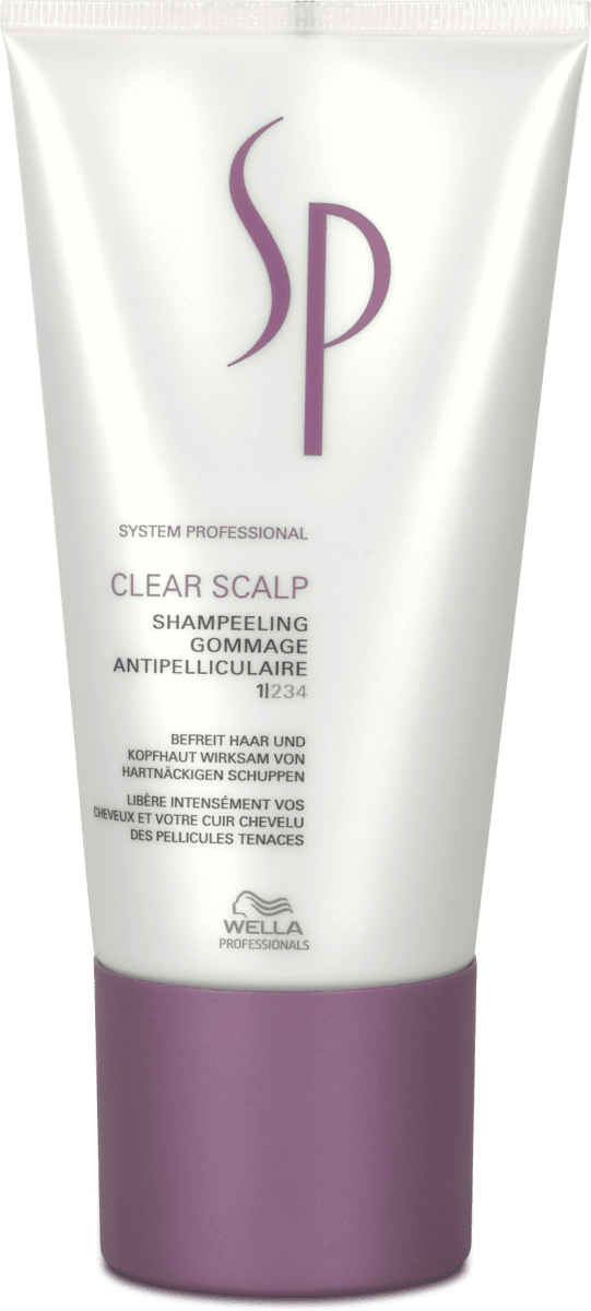 Wella SP System Professional Clear Scalp Shampeeling Haarkur, 150 ml ...