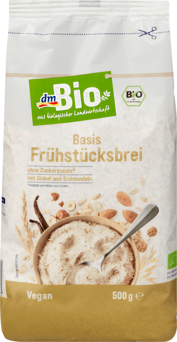 dmBio Frückstücksbrei Basis, 500 g dauerhaft günstig online kaufen | dm.de