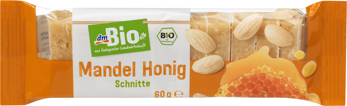 dmBio Mandel Honig Schnitte, 60 g dauerhaft günstig online kaufen | dm.de