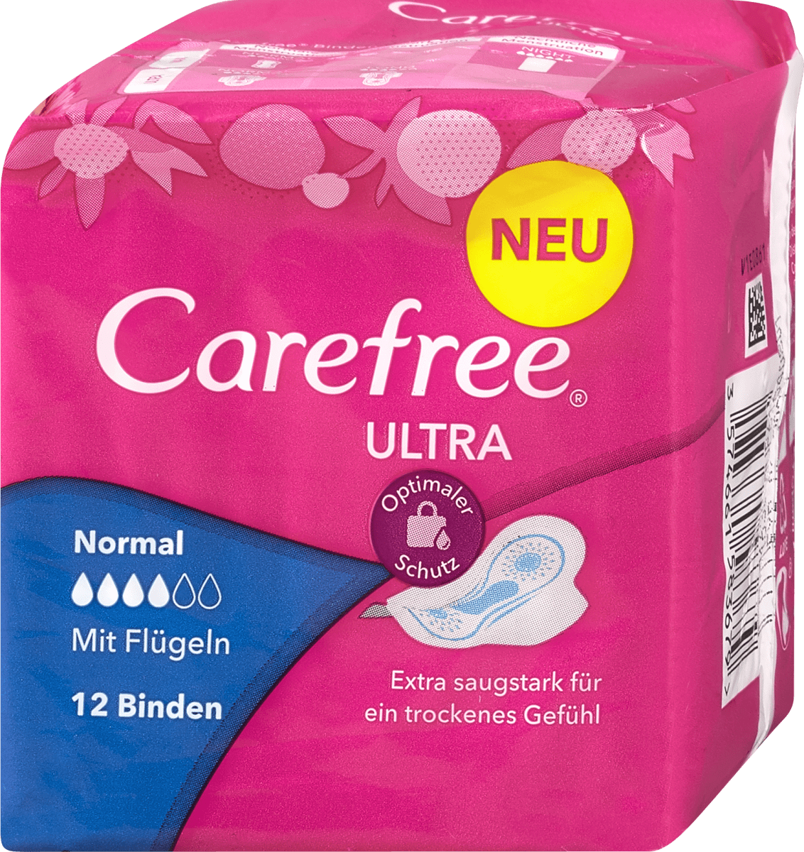 Carefree Ultra Binden Normal mit Flügeln, 12 St | dm.at