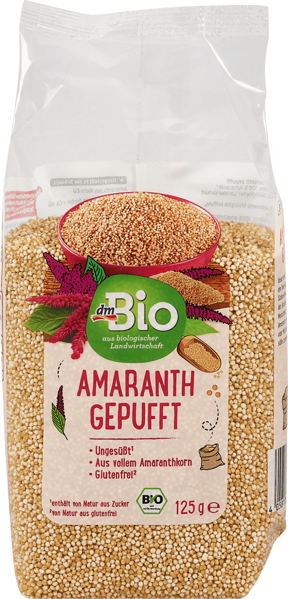 dmBio Bio puffasztott amaránt, 125 g | dm.hu