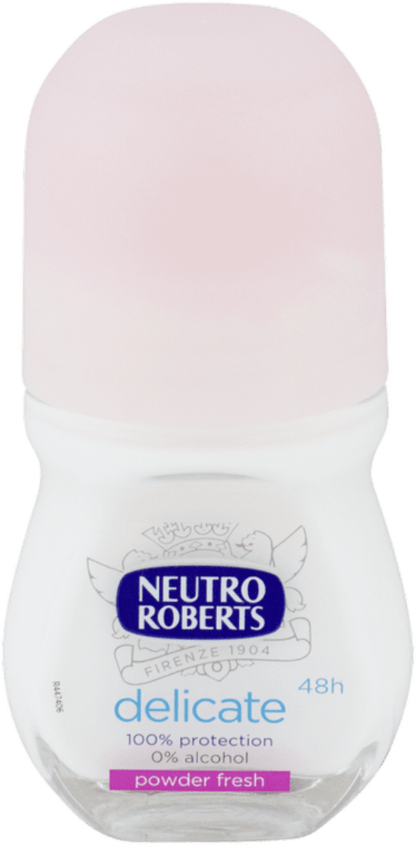 NEUTRO ROBERTS Delicate deo roll-on – Powder Fresh, 50 ml | dm.hr