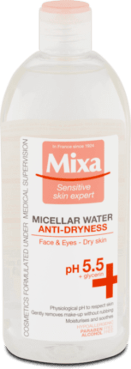 Mixa Micelárna voda Anti-Dryness, 400 ml nakupujte vždy výhodne online ...
