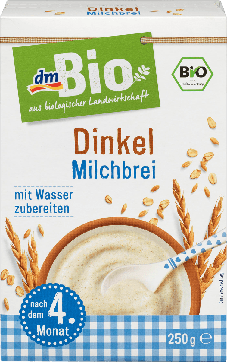 dmBio Dinkel Milchbrei nach dem 4.Monat, 250 g dauerhaft günstig online ...
