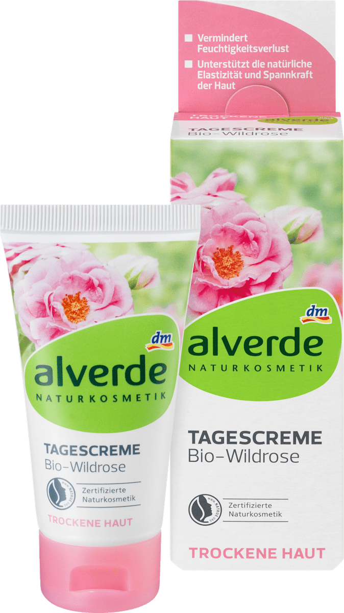 alverde NATURKOSMETIK Tagescreme Bio-Wildrose, 50 ml dauerhaft günstig ...