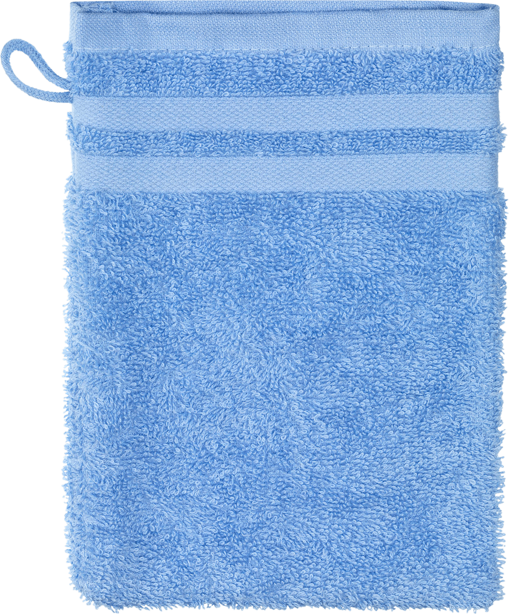 ebelin ebelin Waschlappen aus Frottee hellblau 100 % Baumwolle GOTS ...