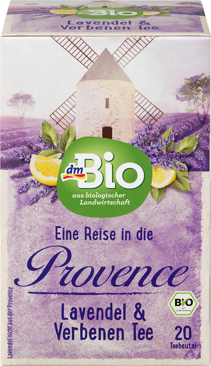 dmBio Kräuter-Tee, Lavendel & Verbenen (20 x 2 g), 40 g dauerhaft ...
