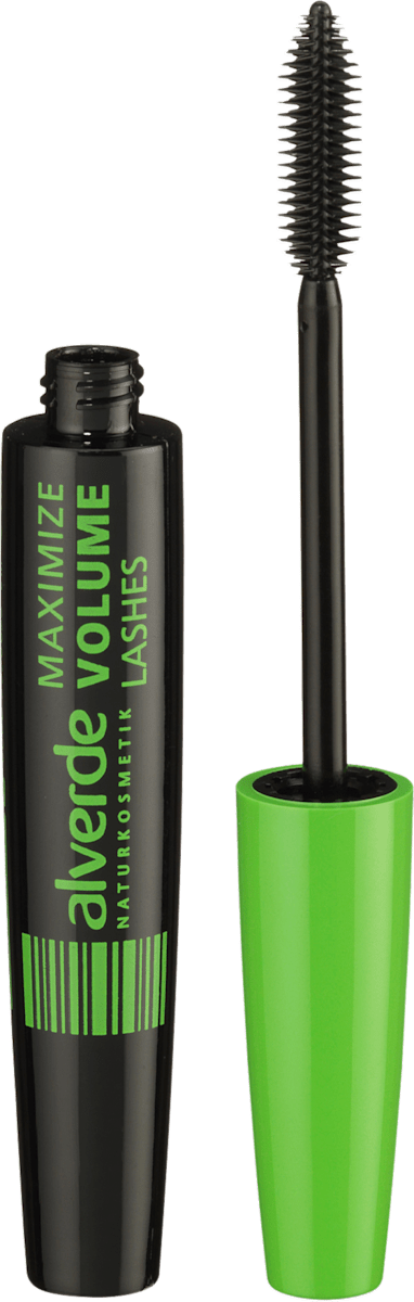 alverde NATURKOSMETIK Maximize Volume Lashes maskara – 010 crna, 8 ml ...