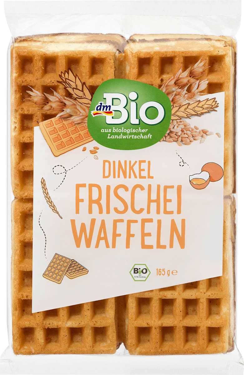 dmBio Waffeln, Dinkel Frischeiwaffeln, 165 g dauerhaft günstig online ...