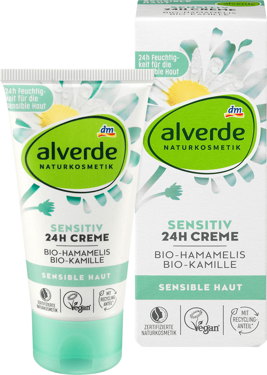 alverde NATURKOSMETIK Sensitiv Gesichtscreme, 50 ml dauerhaft günstig ...