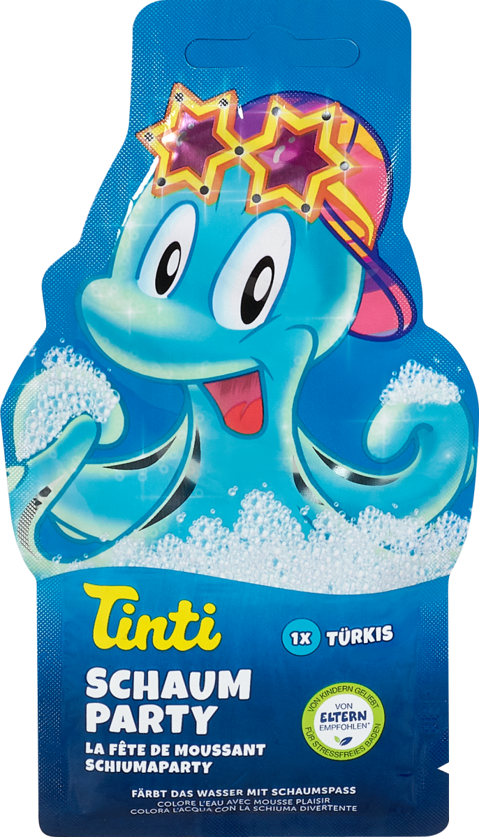Tinti Schaumparty türkis Badezusatz, 40 ml | dm.at