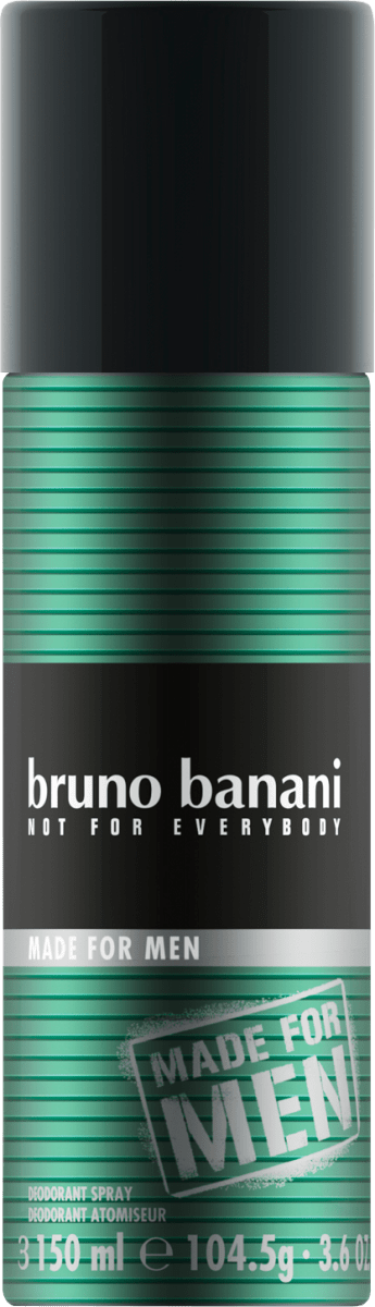 Bruno Banani Deo Spray Deodorant Made for Men, 150 ml dauerhaft günstig ...