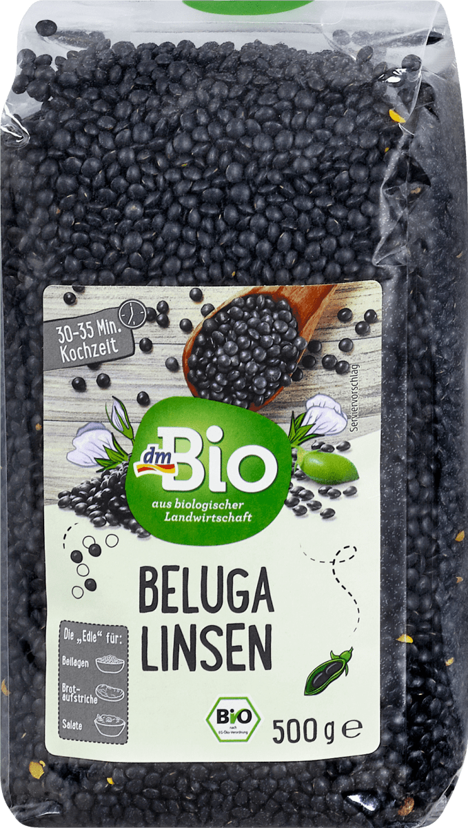 dmBio Beluga Linsen, 500 g | dm.at