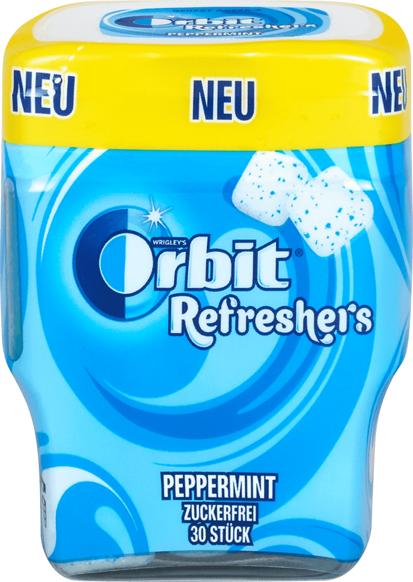 Orbit Refreshers Peppermint Zuckerfreier Kaugummi, 67 g | dm.at