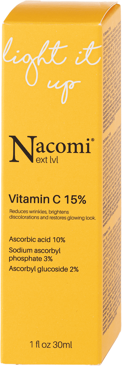 Nacomi light it up serum Vitamin C 15%, 30 ml | dm.hr