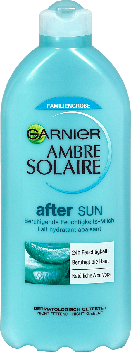 Garnier Ambre Solaire after Sun Beruhigende Feuchtigkeits-Milch, 400 ml ...